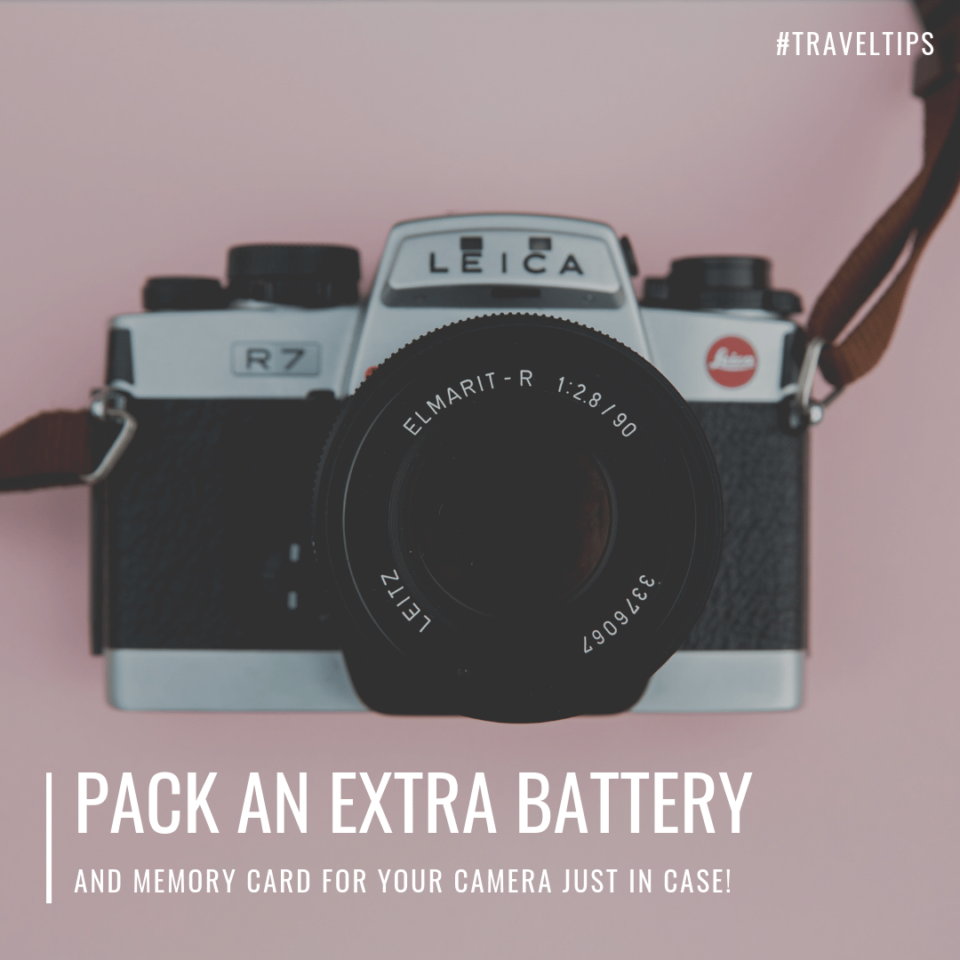 Camera Packing Tip